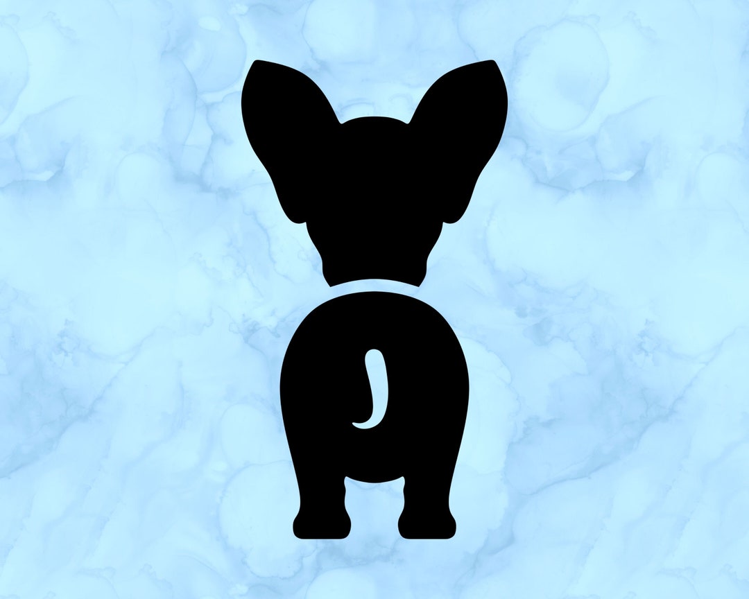 Chihuahua Butt Decal - Etsy