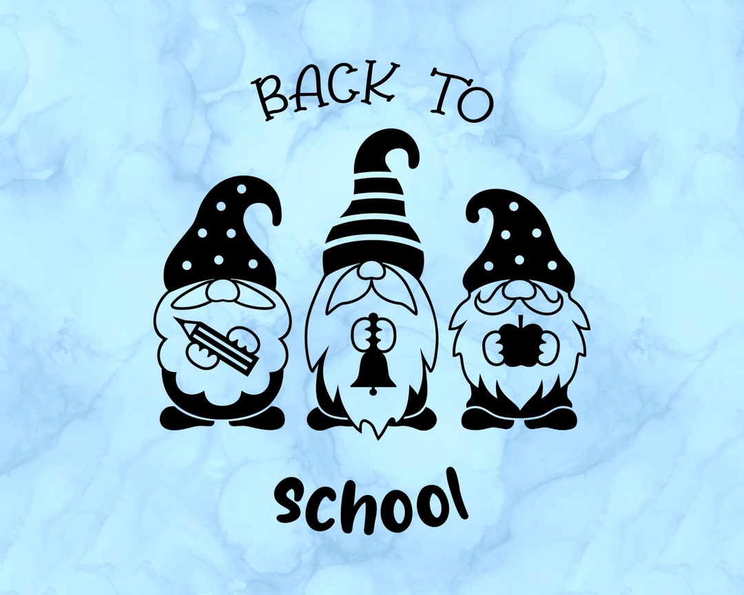 Back to School Gnomes Decal - Etsy