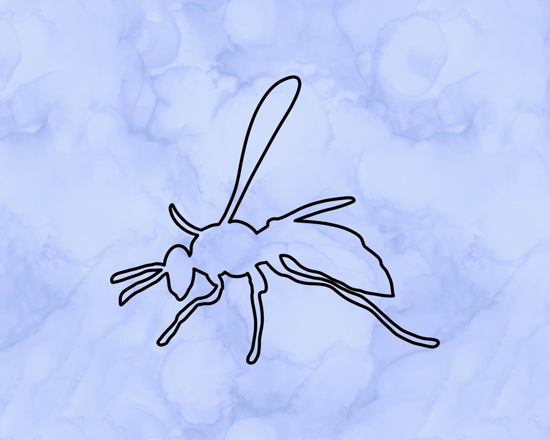 Wasp Outline Decal - Etsy
