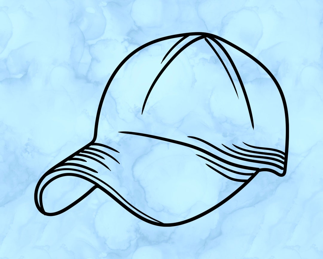Baseball Cap Decal - Etsy