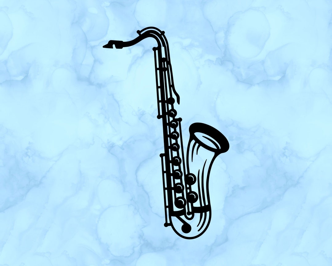 Saxophone Decal - Etsy