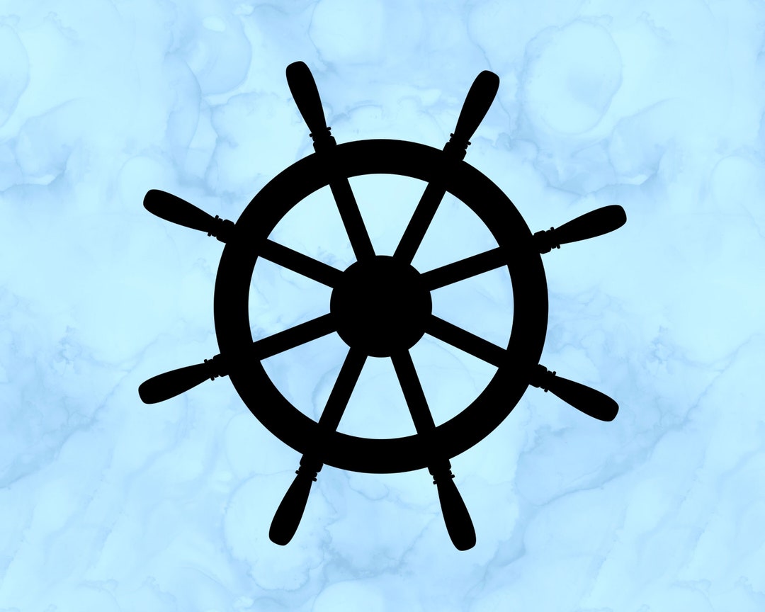 Ship's Wheel Decal - Etsy