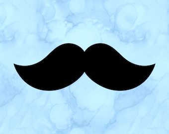 Mustache Decal - Etsy