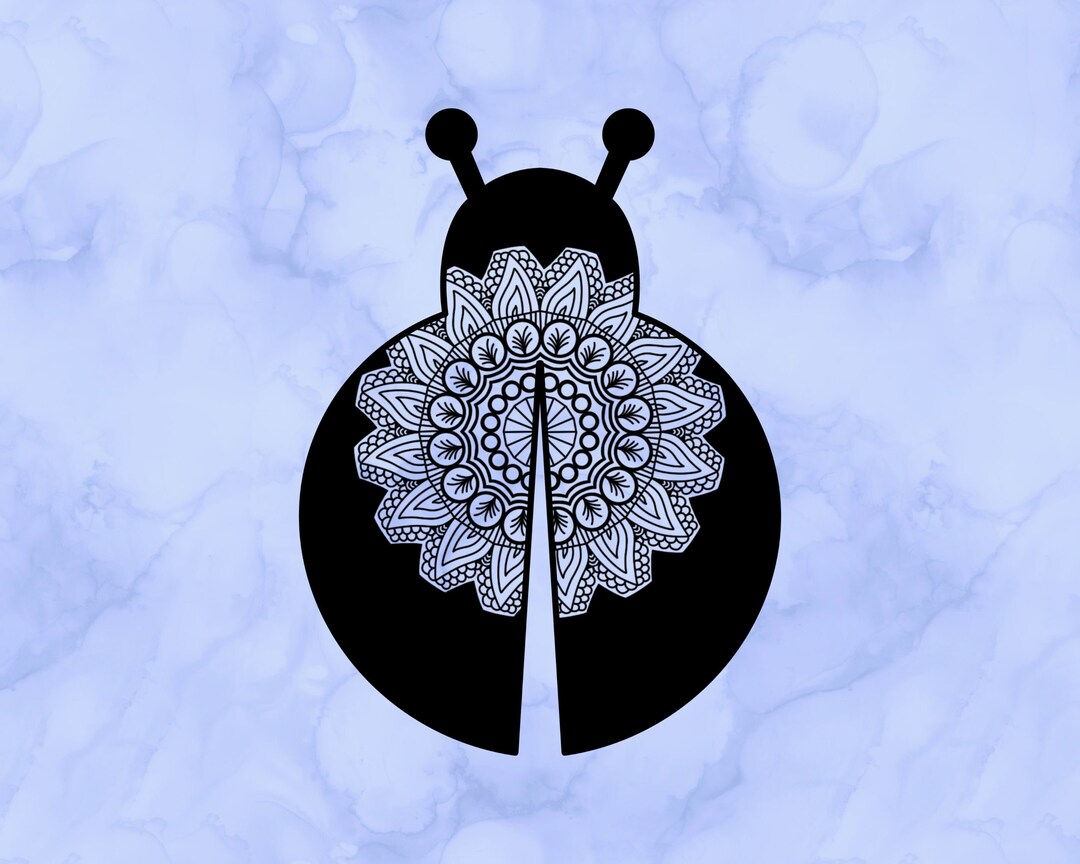 Ladybug Zentangle Decal - Etsy