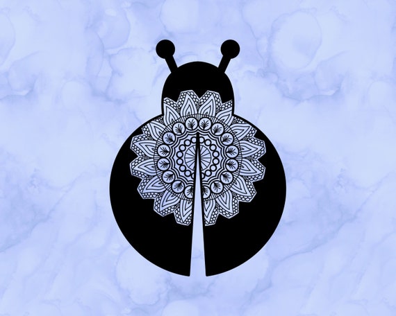 Ladybug Zentangle Decal - Etsy