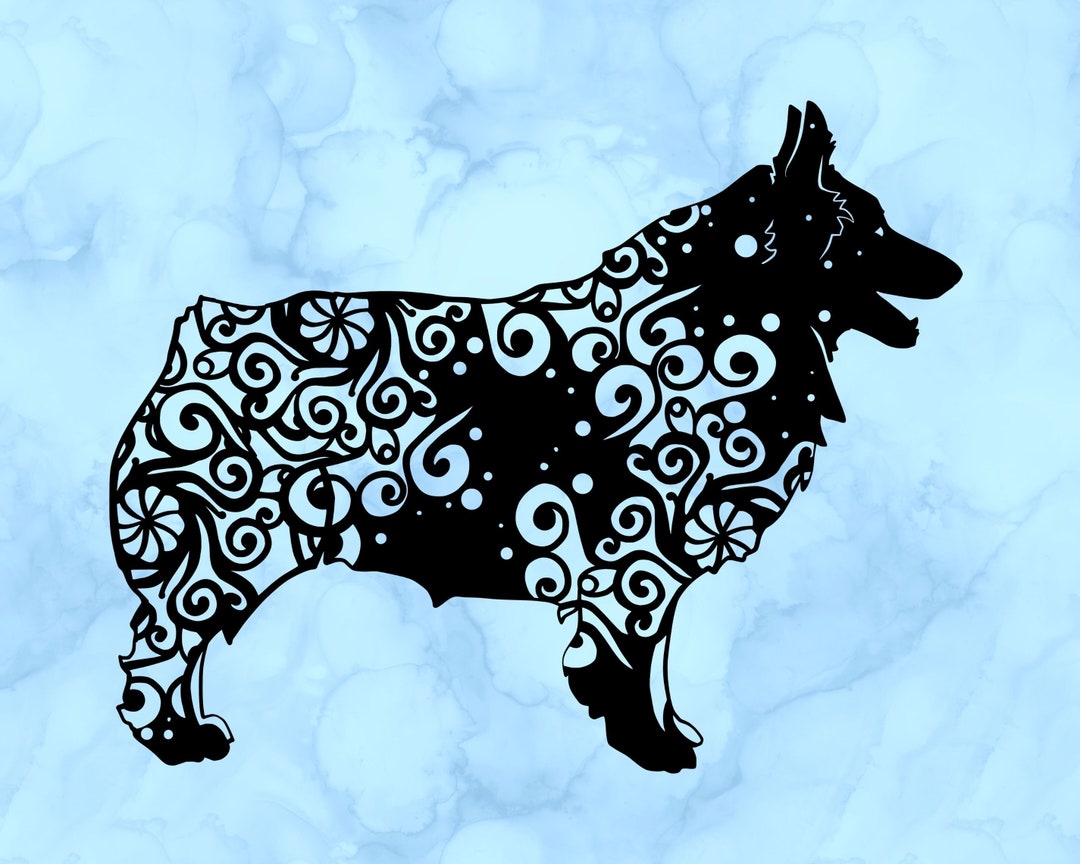 Australian Shepherd Zentangle Decal - Etsy