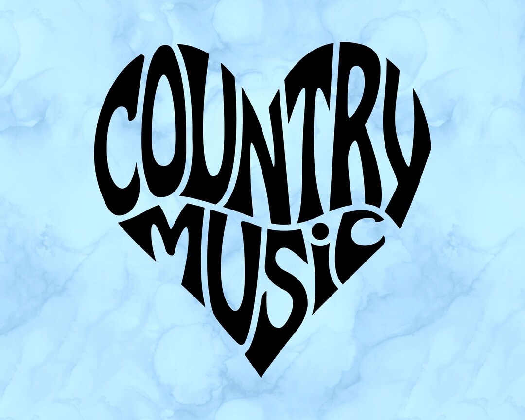 Country Music Decal - Etsy