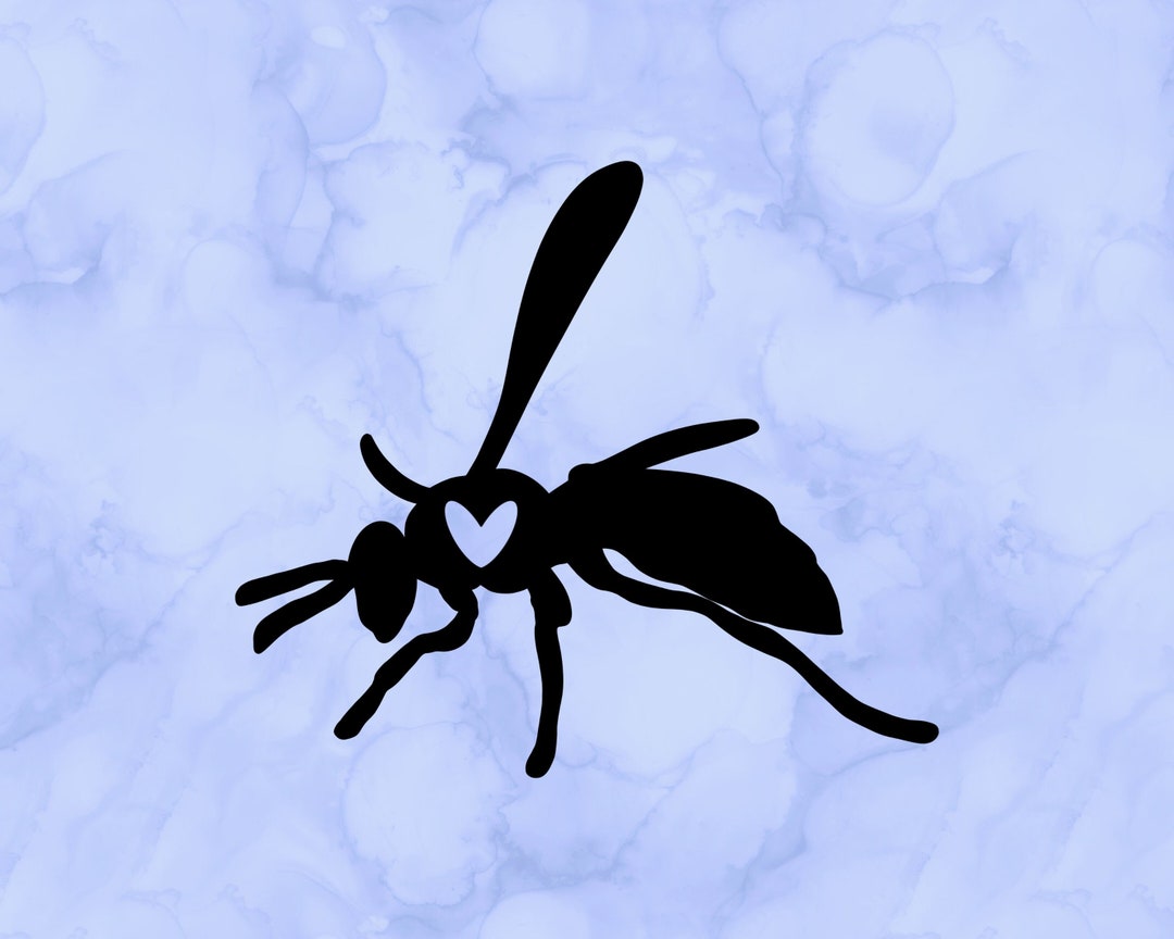 Wasp Heart Decal - Etsy