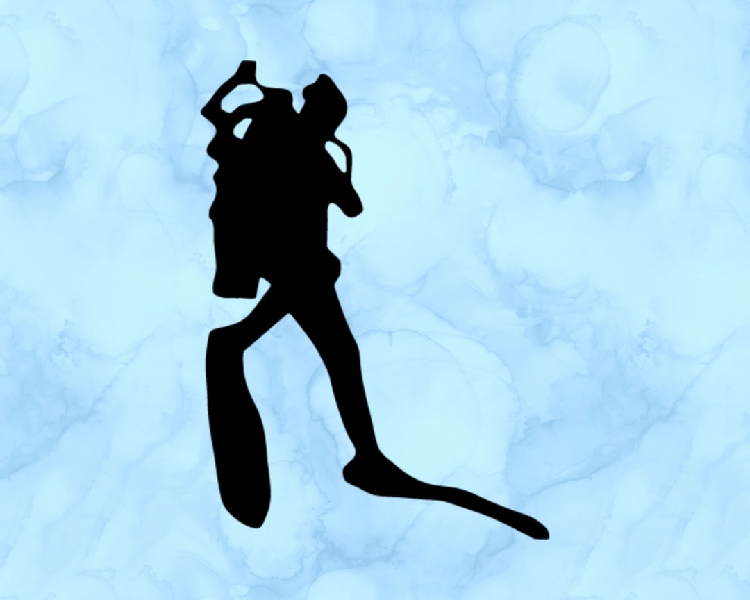 Diver Decal - Etsy