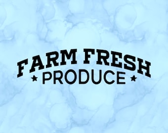 Farm Decals, Fresh Produce, Farm House Chic Decor, Removable Stickers ...