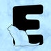 Cat Letter E Decal - Etsy