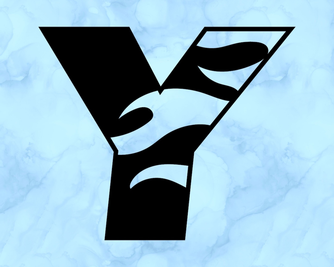 Flame Letter Y Decal - Etsy