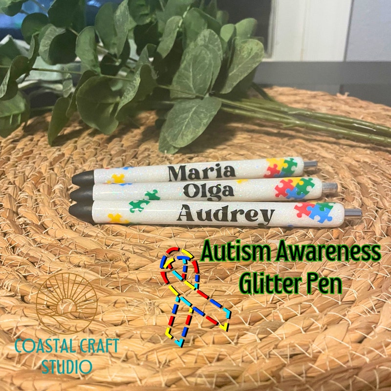 Personalized Pens Autism - Etsy
