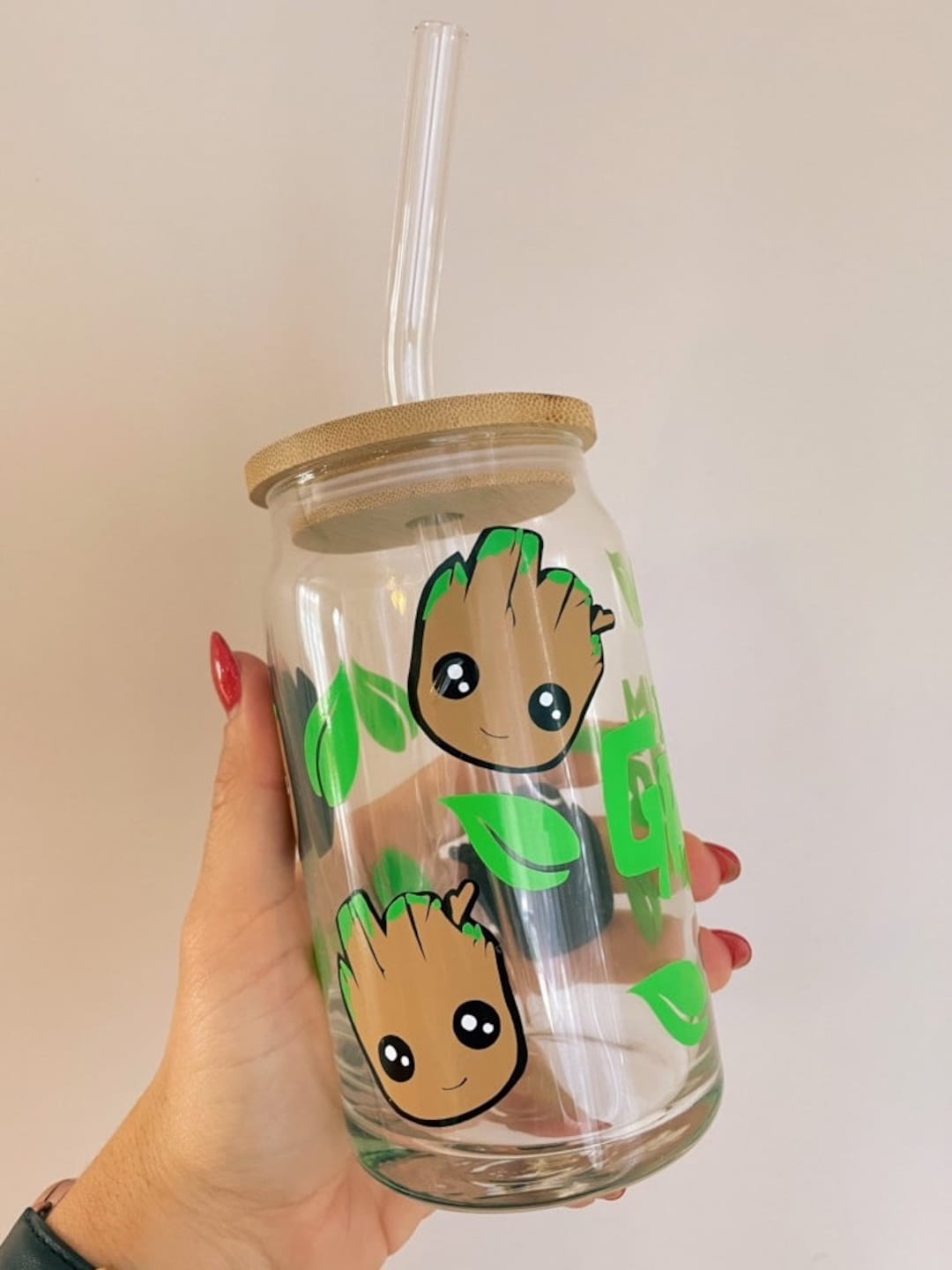 Groot Glass Coffee Cup - Etsy