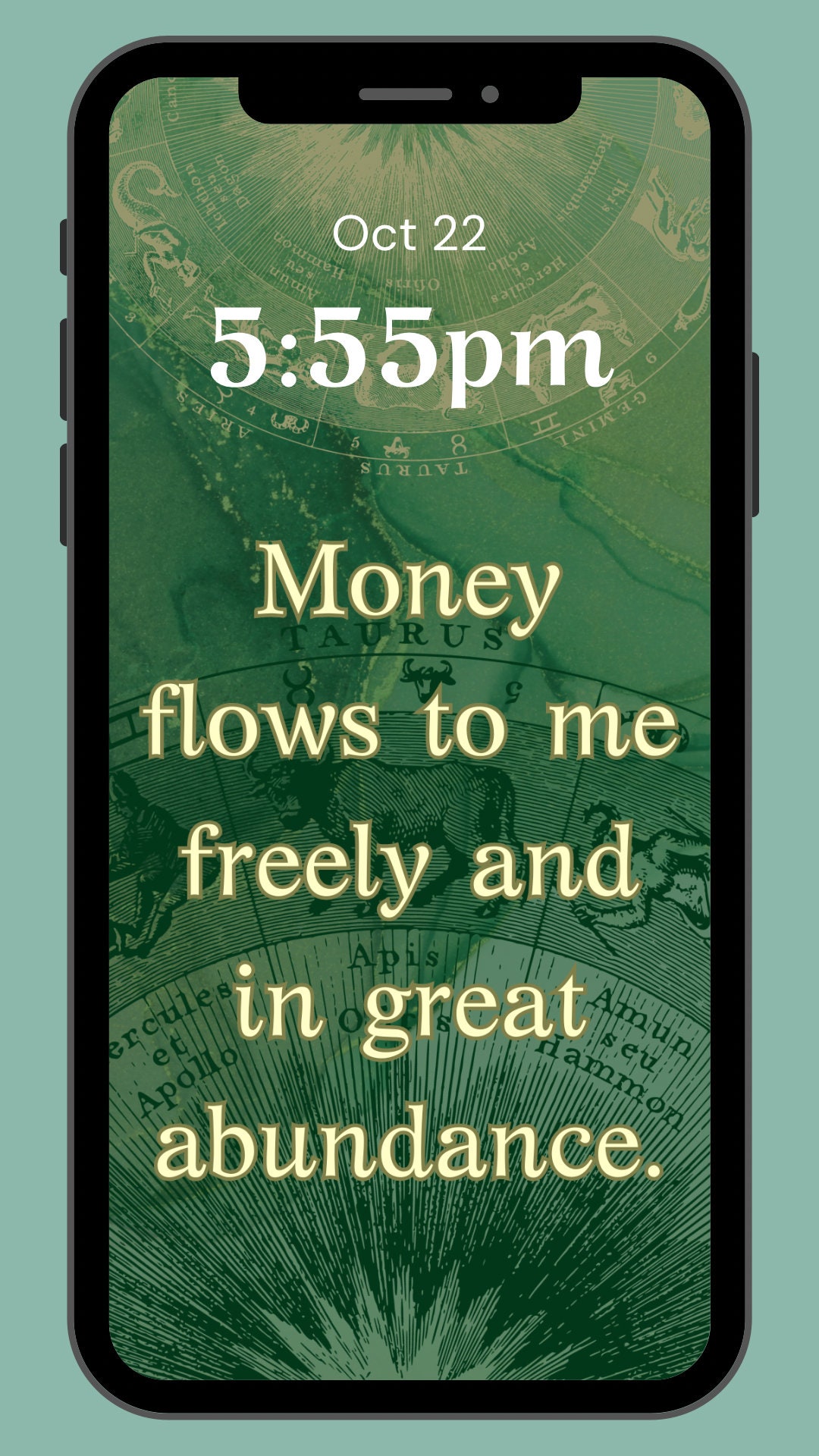 Phone Background - Money Flows - Digital Download - Etsy