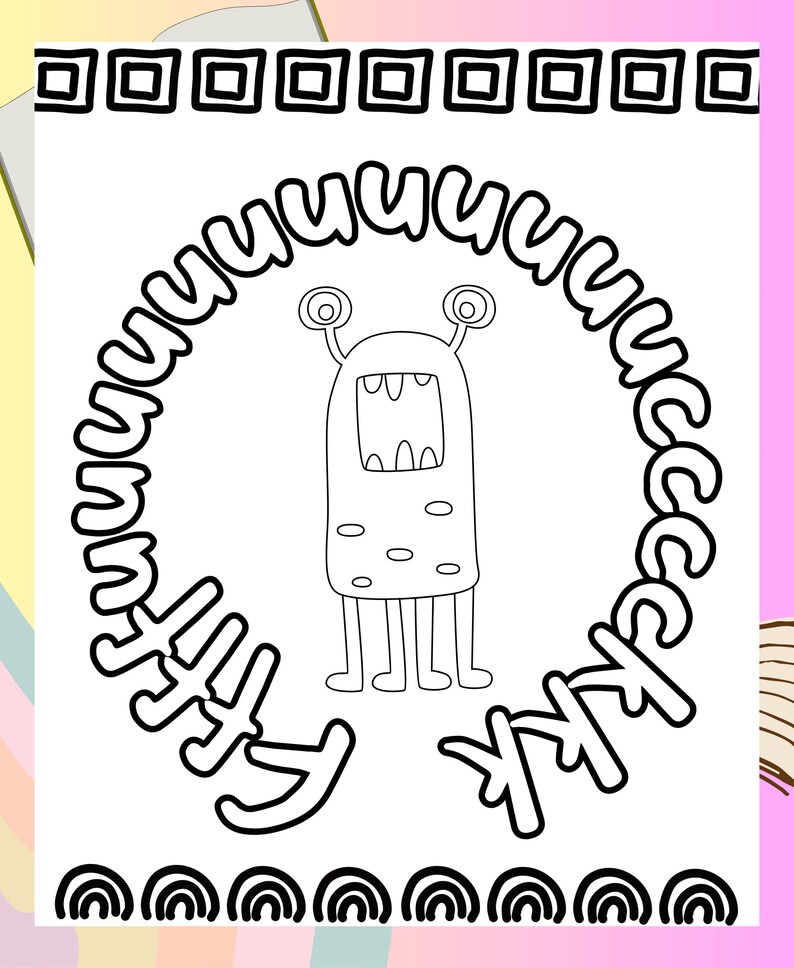 Instant Digital Download Coloring Page Ffffuuuccckk - Etsy