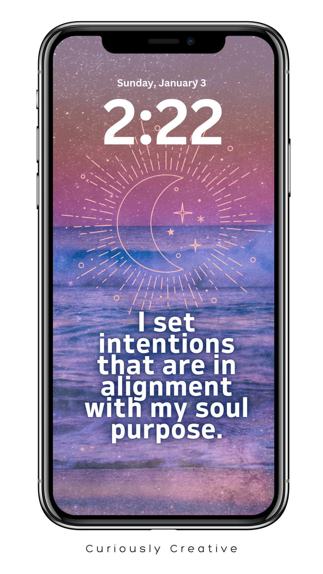 Phone Wallpaper - Intentions - Etsy