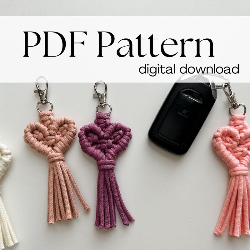 Heart Macrame Pattern - Etsy