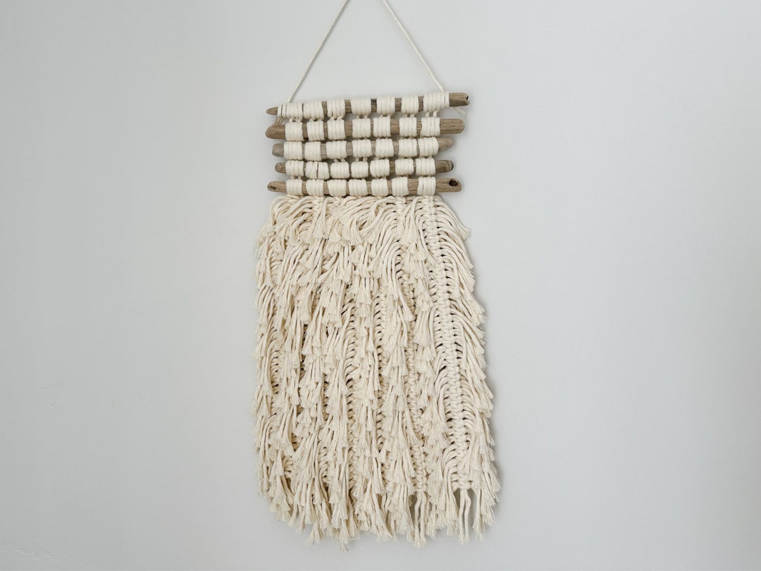 Boho Chic Macrame Wall Hanging Handmade Wall Art Modern Macrame ...