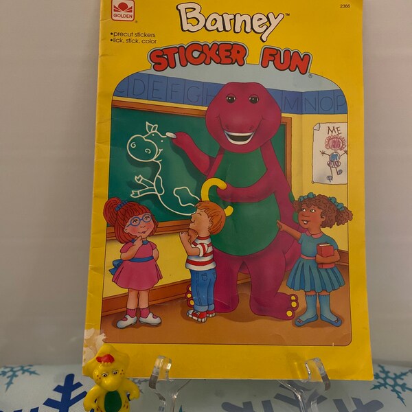 Barney Book - Etsy
