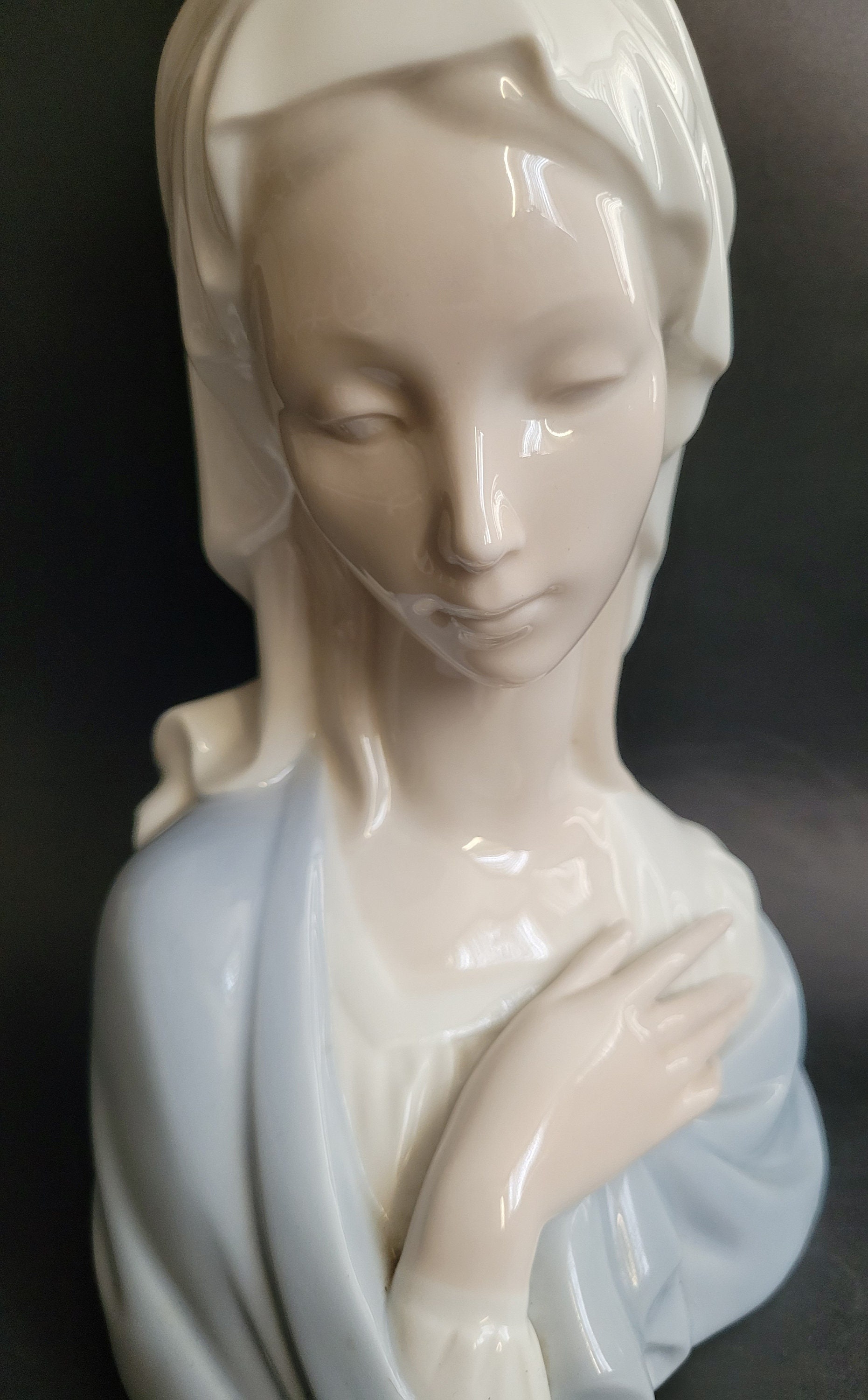Lladro MADONNA Head. 4649. Great Condition. 9 . No Box. - Etsy
