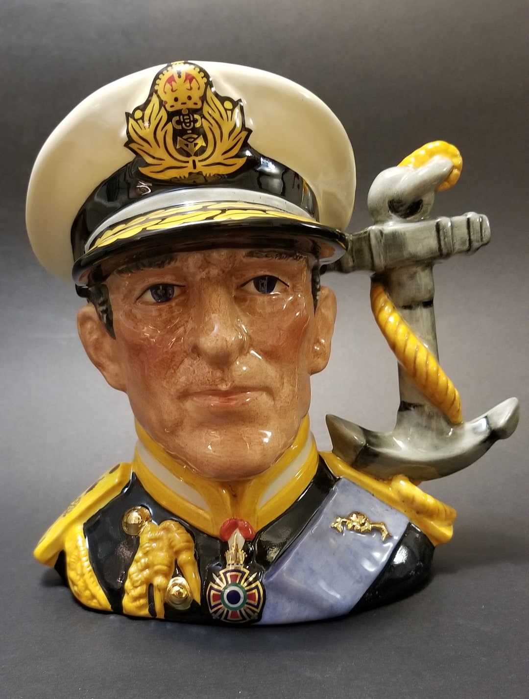 Royal Doulton Character Jug RARE Earl Mountbatten of Burma D6944 ...