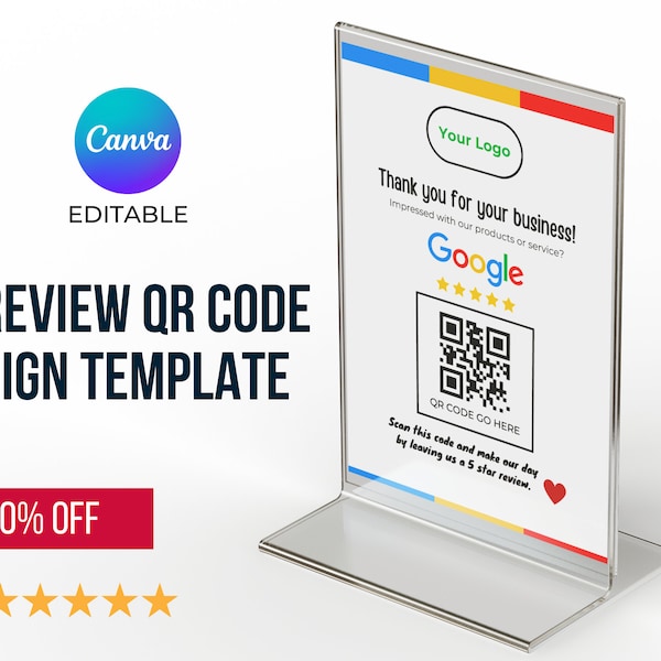 Google Review Sign - Etsy