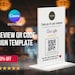 Review Request QR Code Sign, Editable Canva Template (digital Download ...
