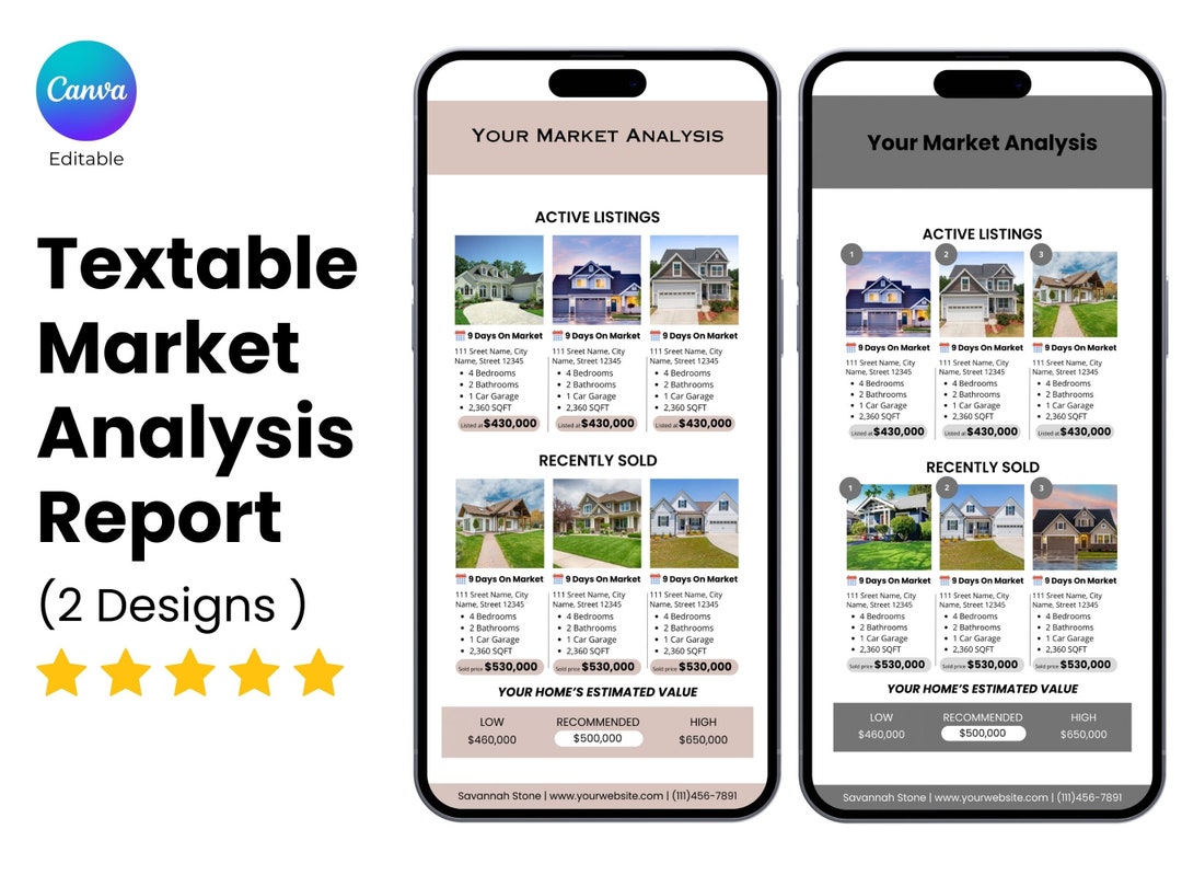 Textable Comparable Market Analysis, Comparable Market Analysis ...