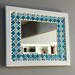 Blue Mosaic Mirror - Etsy