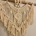 Large Pure White or Beige Wall Hanging Macrame Symmetrical - Etsy