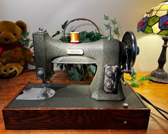 White Rotary Sewing Machine - Etsy