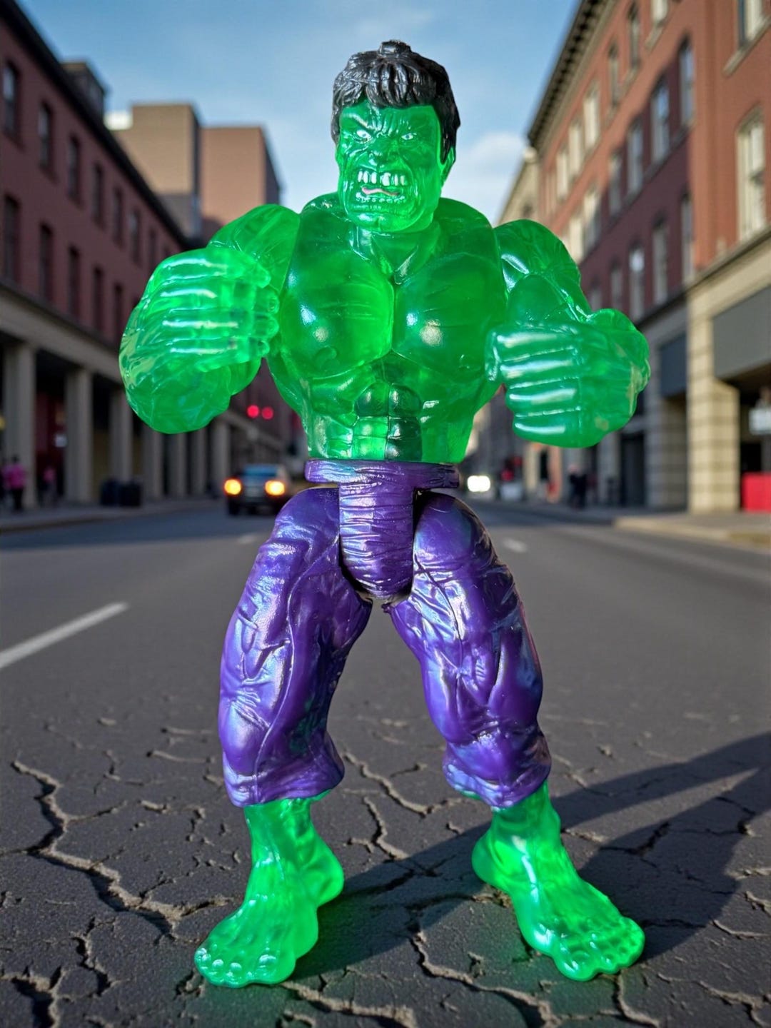 Translucent Hulk Mexican Bootleg Light up Figure 7 Inches Tall - Etsy
