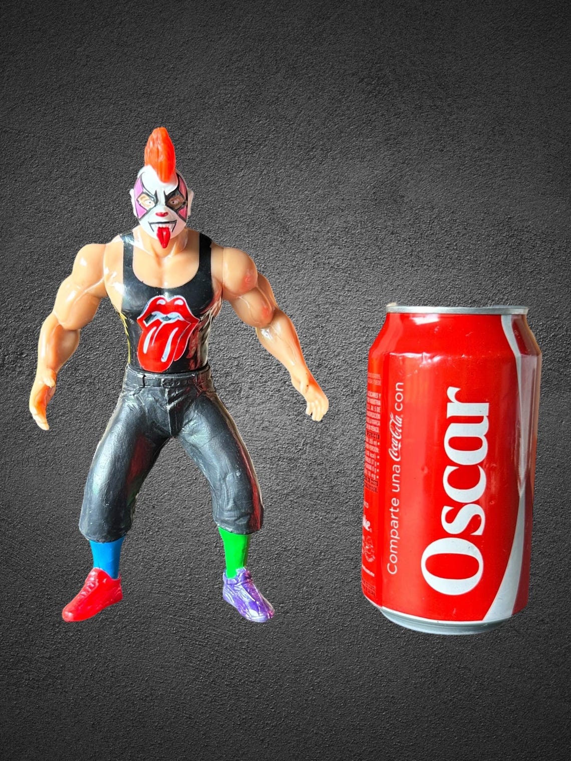 Psycho Clown Luchador Figure 7 Inches Tall - Etsy