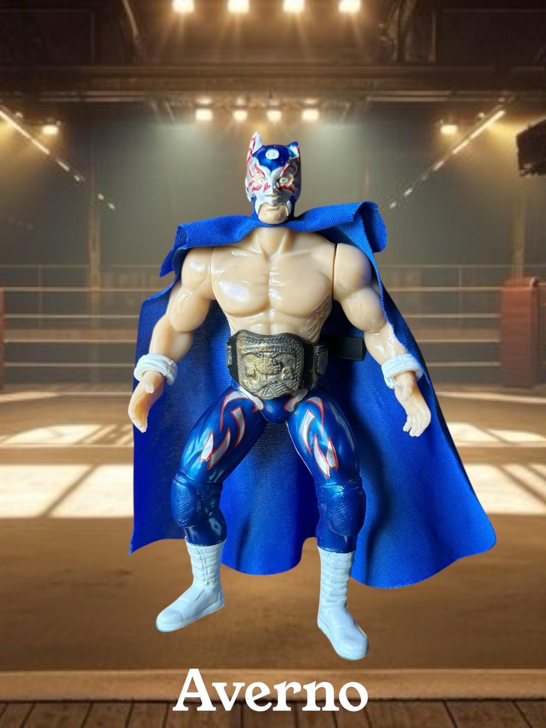 Averno Luchador Figure 7 Inches Tall - Etsy
