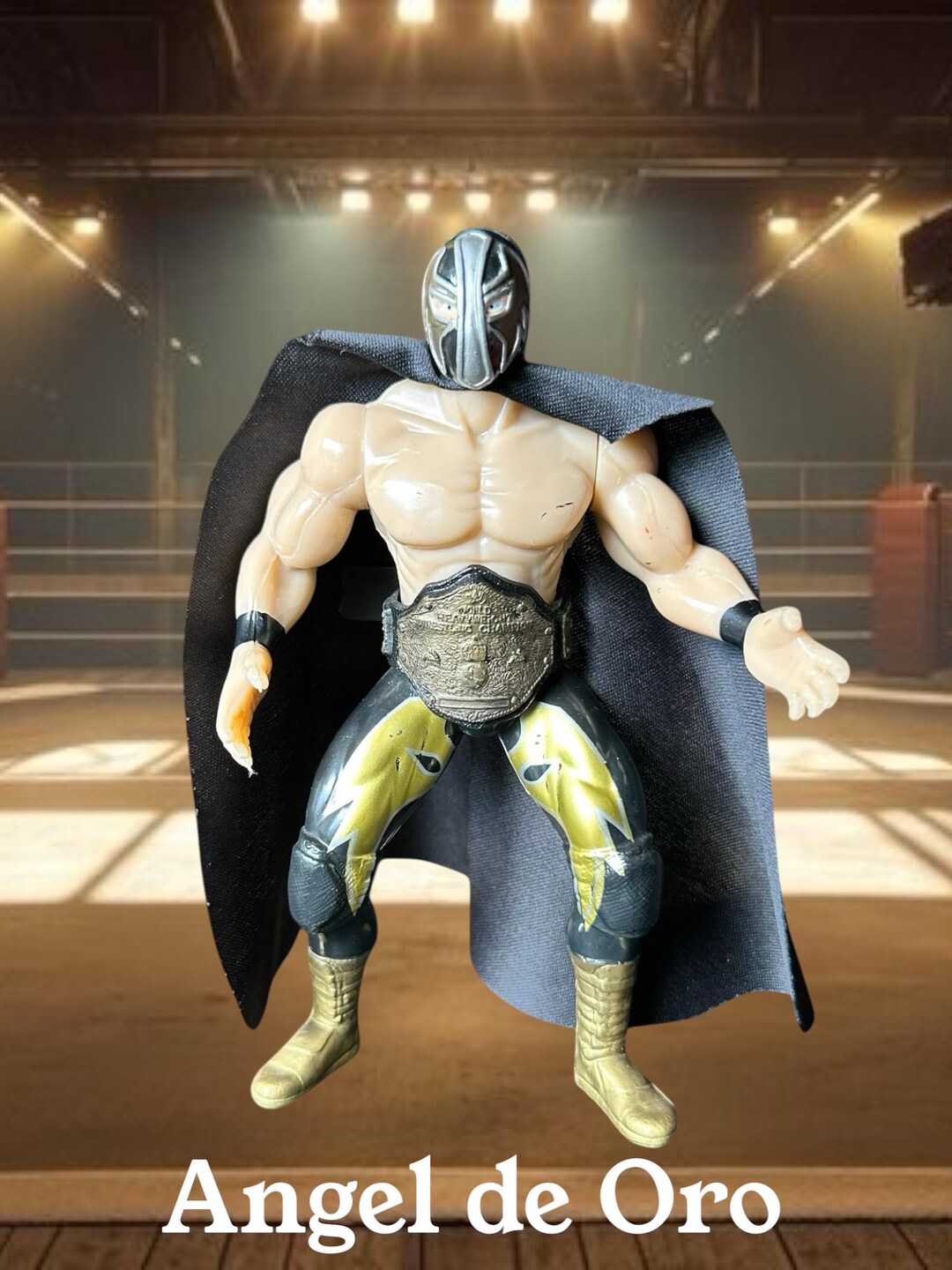 Angel De Oro Luchador Figure 7 Inches Tall - Etsy