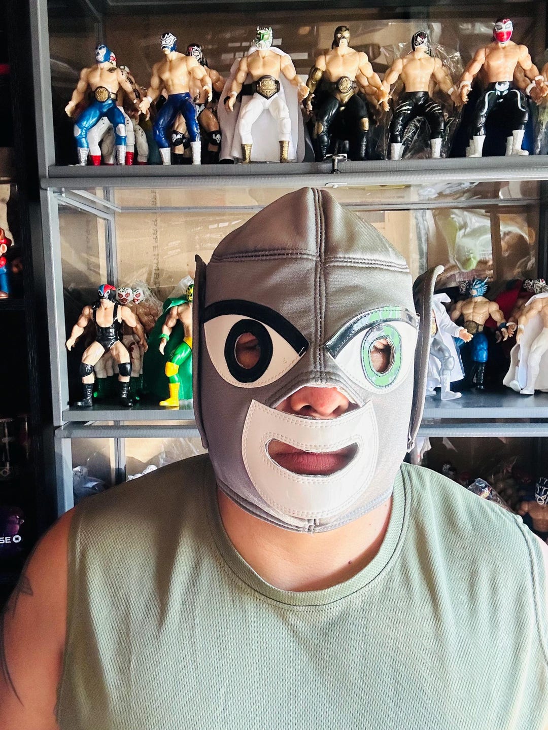 90s Thundercats Panthro Lucha Libre Mask Mexican Wrestling Adult ...