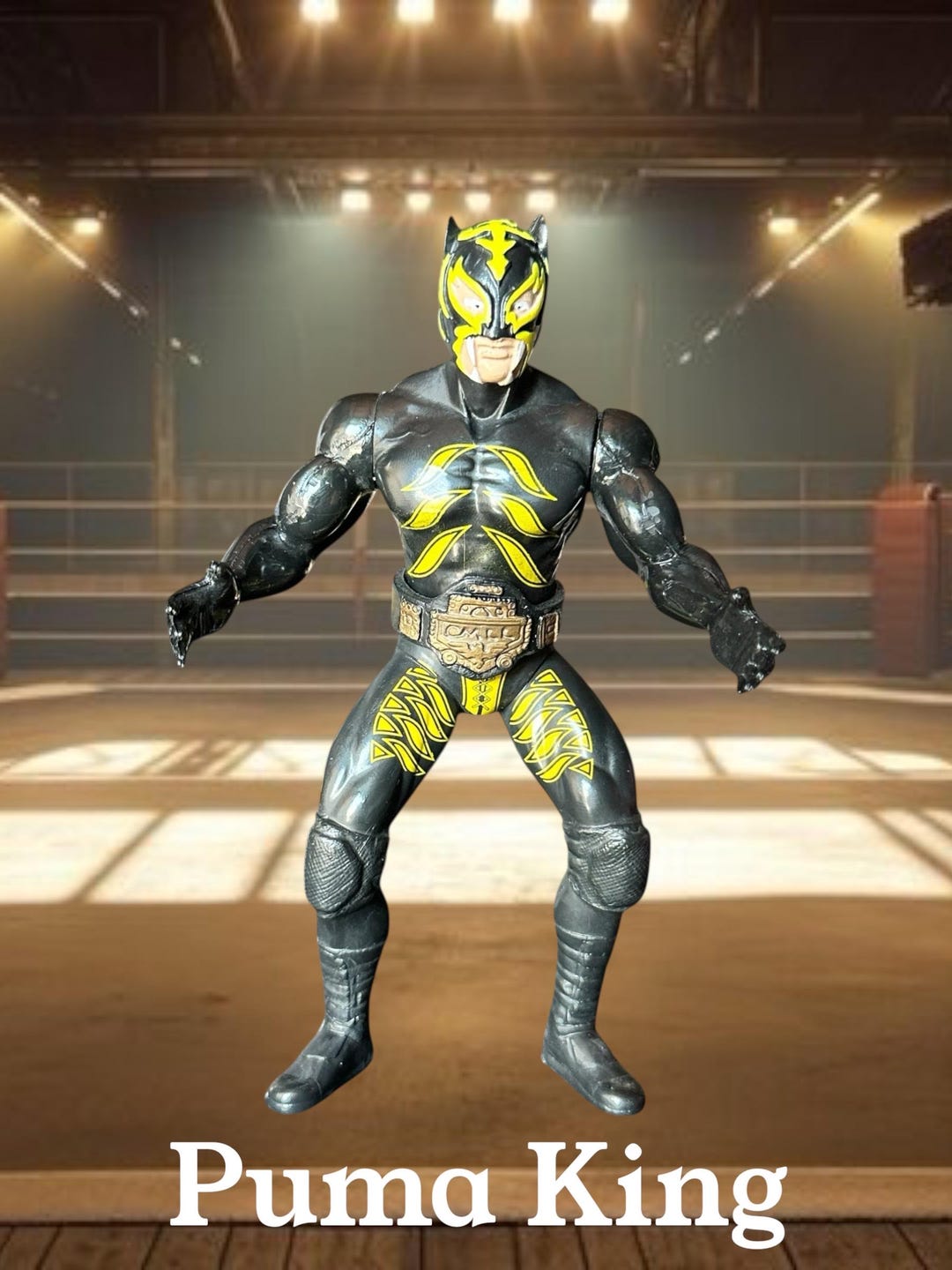 Puma King Luchador Figure 7 Inches Tall - Etsy
