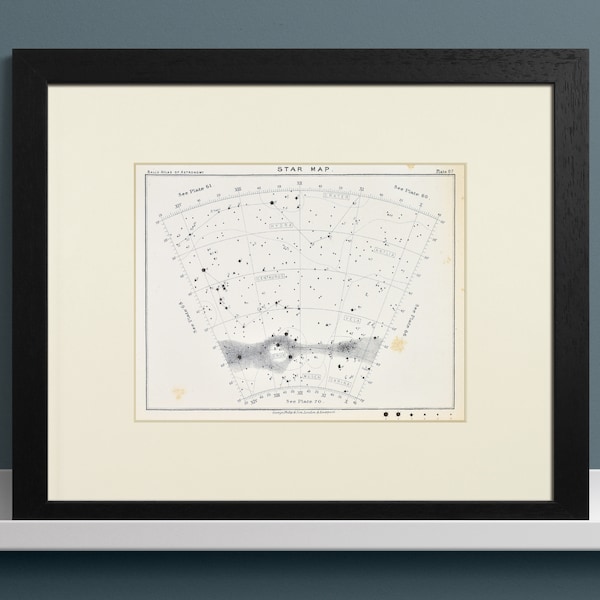 Antique Star Chart - Etsy UK