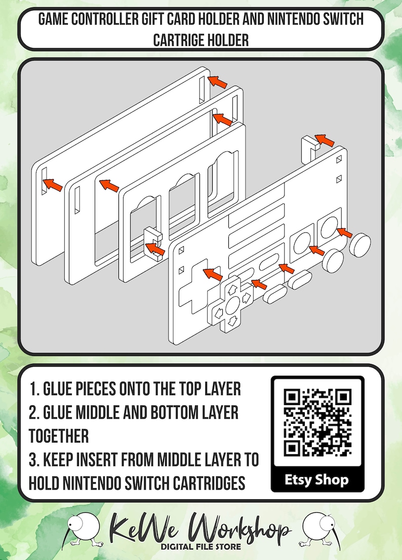 Digital Laser Cut Files SVG DXF PNG. Classic Game Controller - Etsy
