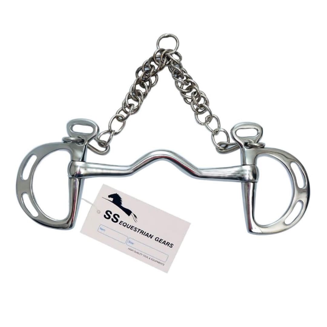 Kimberwick Bit Horse Bit Stainless Steel Medium/low Port Bit - Etsy