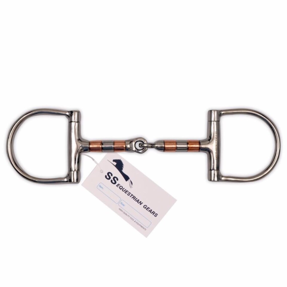 D Ring Snaffle Bit Copper Roller Jointed Mouthpiece Horse Bits 5” - Etsy