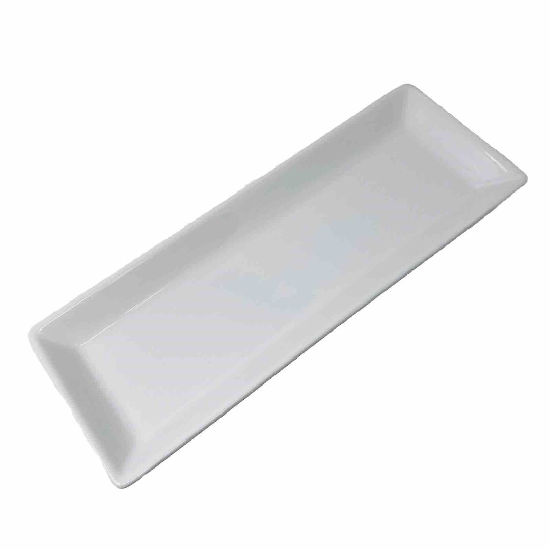 The Pampered Chef Simple Additions White Rectangle Appetizer Condiment ...