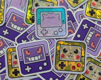 Gameboy Gengar Sticker - Etsy