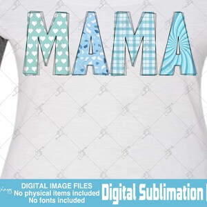 Customizable Mama PNG, Mama With Kids Names, Mama Monogram ...