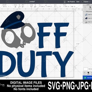 Police Svg, off Duty Police Officer Svg, Retired Police, Handcuffs Svg ...
