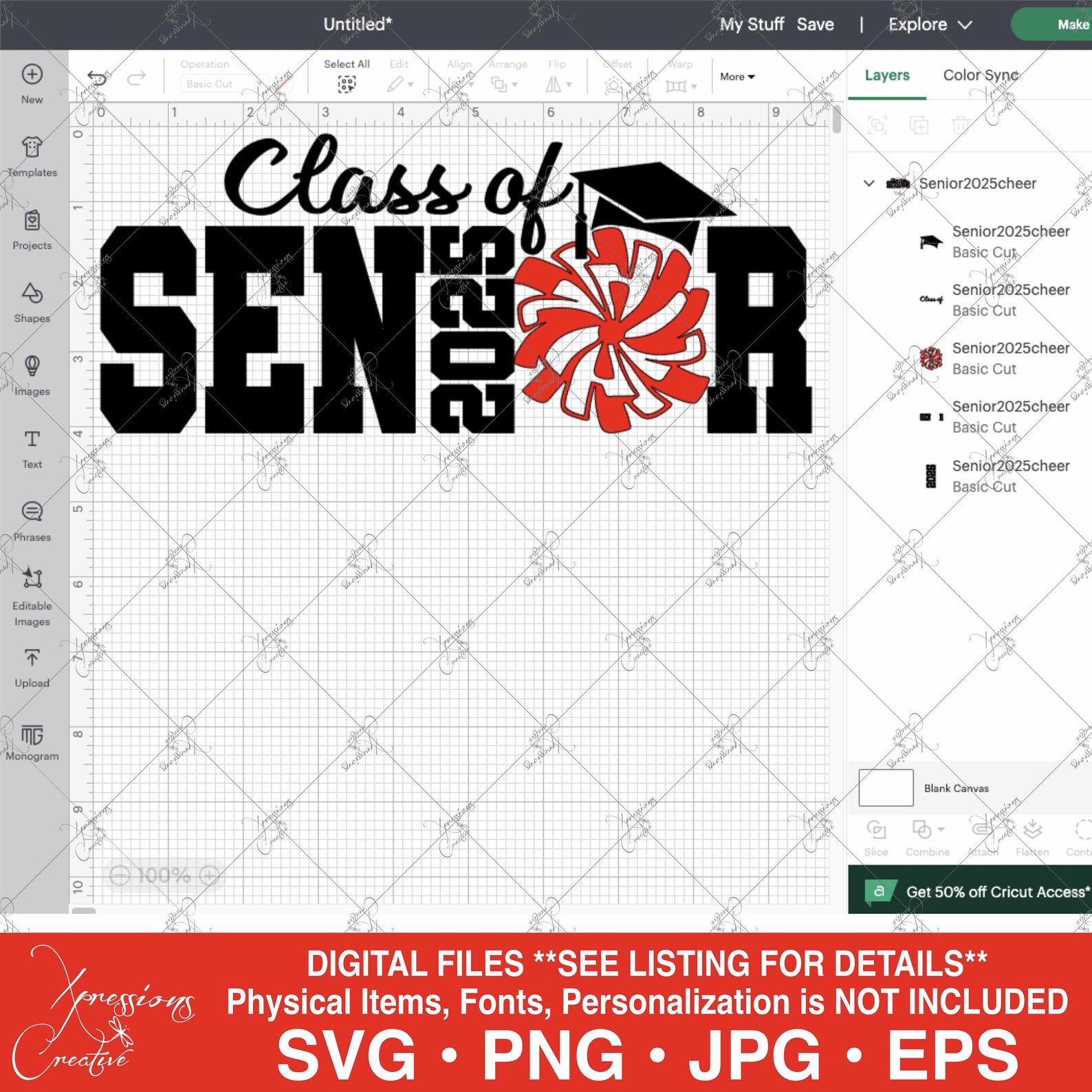 Senior 2025 Svg, Class of 2025, 2025 Graduate, Cheer Svg, Graduation ...