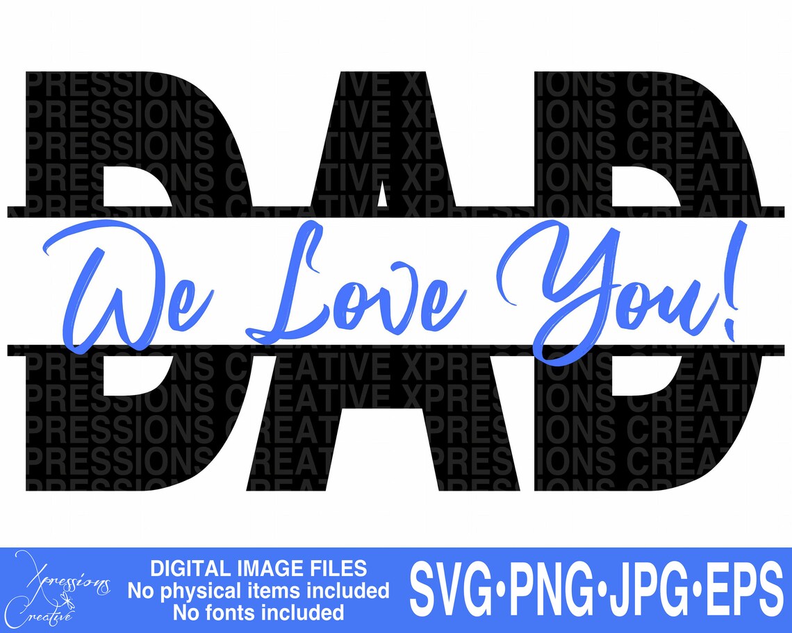 Dad Svg Dad Split Monogram Svg Dad Tshirt Svg Dad With - Etsy