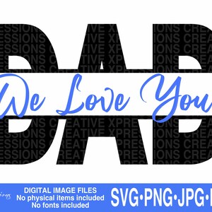 Dad Svg Dad Split Monogram Svg Dad Tshirt Svg Dad With - Etsy