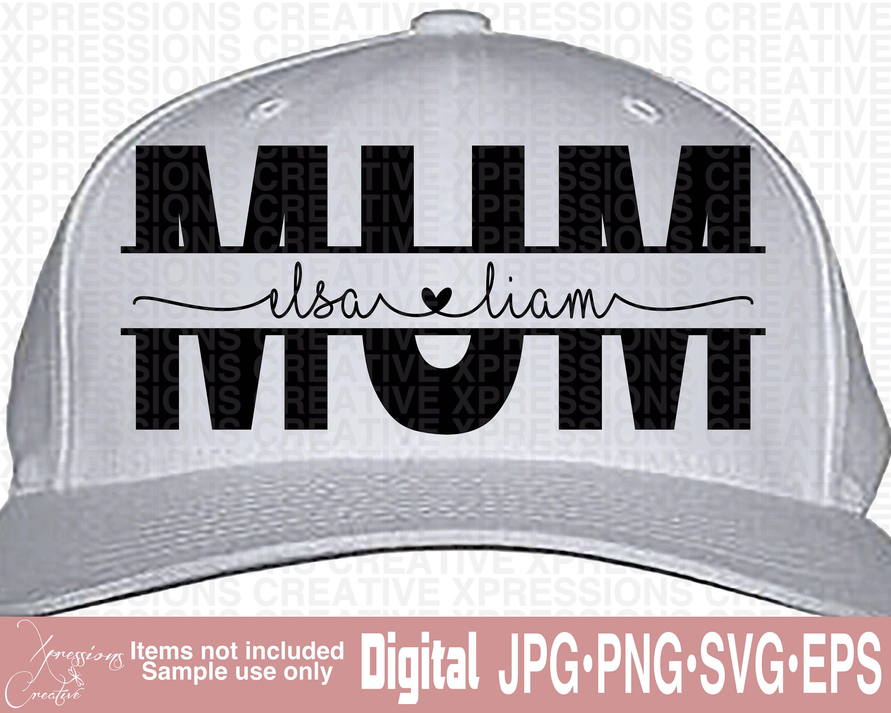 Mum Svg Mum With Names Svg Mum With Kids Names Svg Mum | Etsy